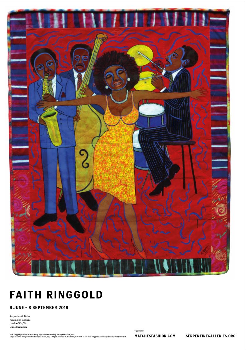 Faith Ringgold Exhibition Poster – Serpentine Galleries