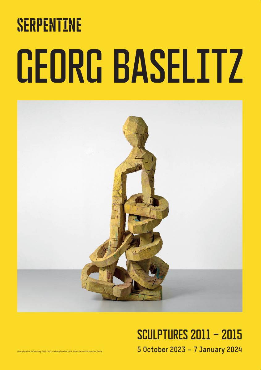 Georg Baselitz Exhibition Poster – Serpentine Galleries